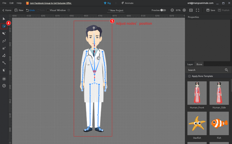 How to Move the Skeleton and Adjust Its Position after Adding a Bone ...