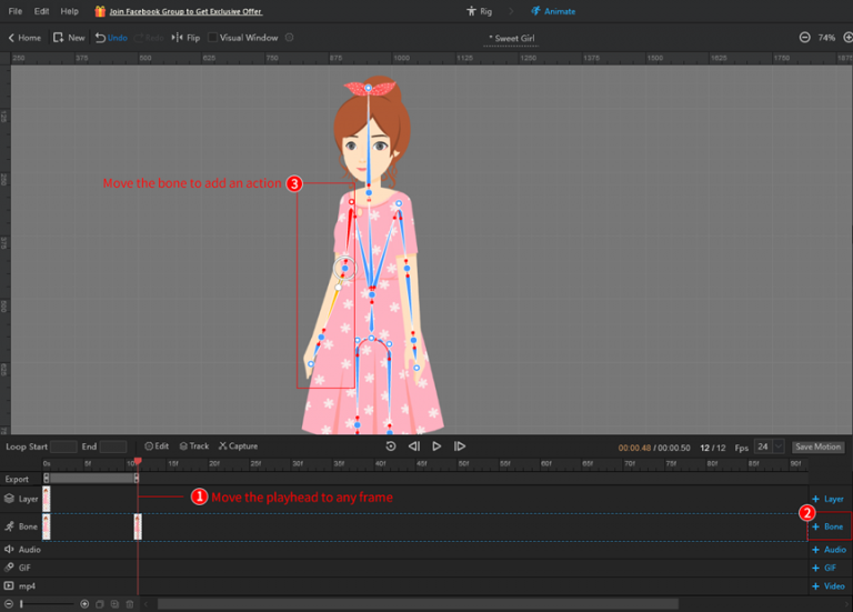 How to Replace Some of the Layers of a Character in the Animate Mode - Mango Animate Help Center