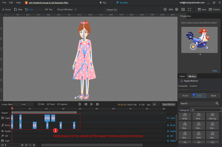 How to Save Custom Motion - Mango Animate Help Center