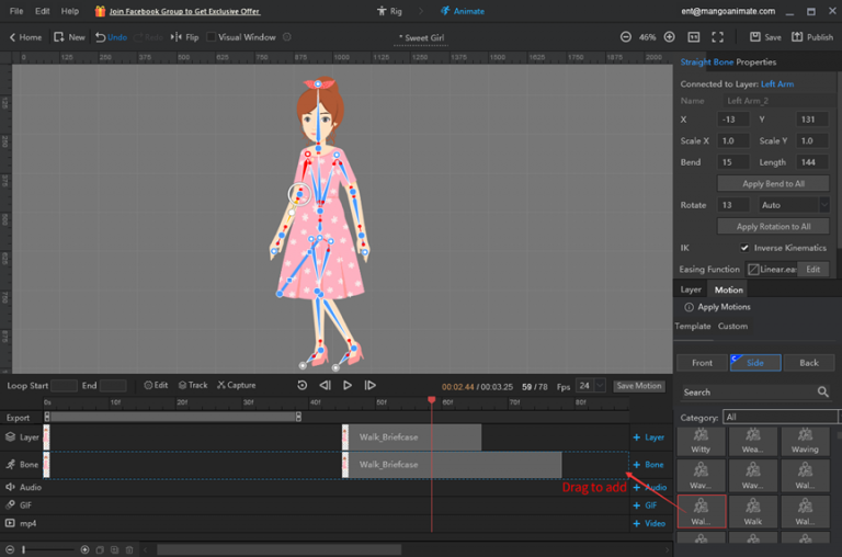 How to Add a Template Motion - Mango Animate Help Center