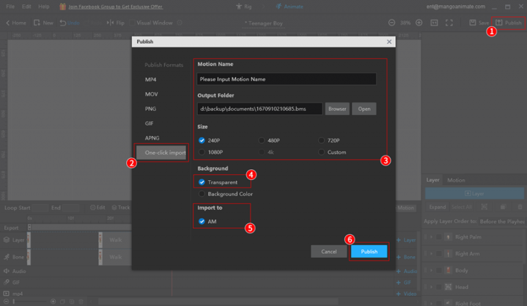 How to Import a Character to Mango AM - Mango Animate Help Center